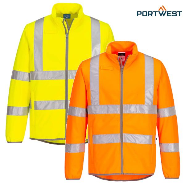 Hi Vis Softshell Jacket EC24( Portwest ) - WorkStuff UK Limited